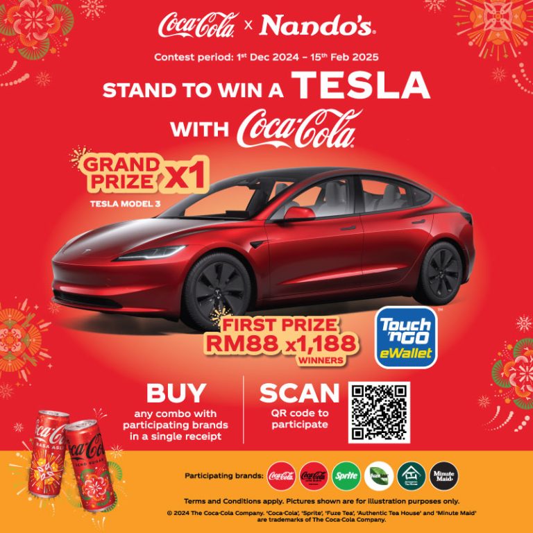 Nando’s X Coca-Cola Contest. Win a Tesla – Nando's Malaysia